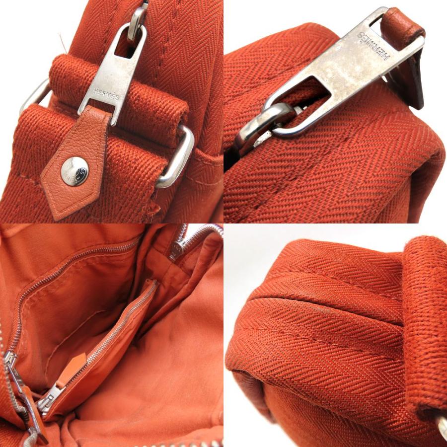 HERMES エルメス アカプルコバンドリエールPM ショルダーバッグ トワルシェブロン オレンジ/352517【中古】 : MIDORIYA ...