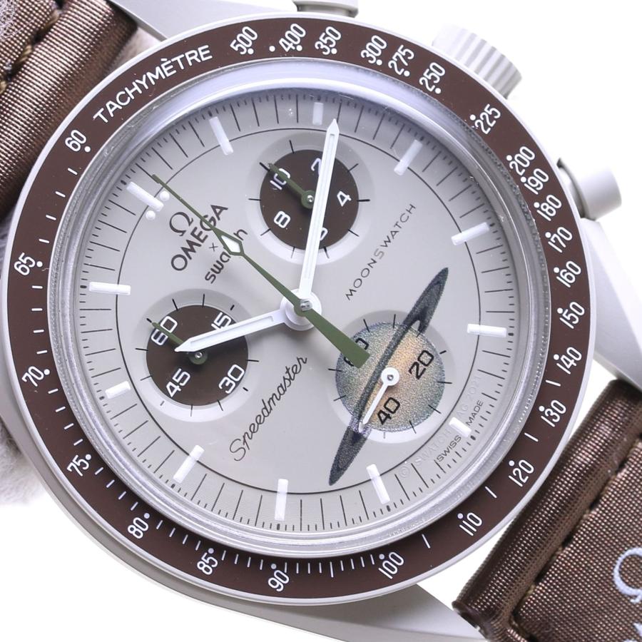 SPEEDMASTER オメガ×Swatch バイオセラミック スピードマスター ムーンスウォッチ MISSION TO SATURN ...