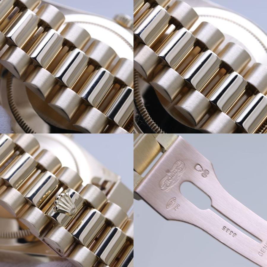 デイデイト ロレックス デイデイト【仕上げ済】8Pダイヤ/2Pバゲットダイヤ 18238A シャンパン X番 メンズ /38573 【中古 ...