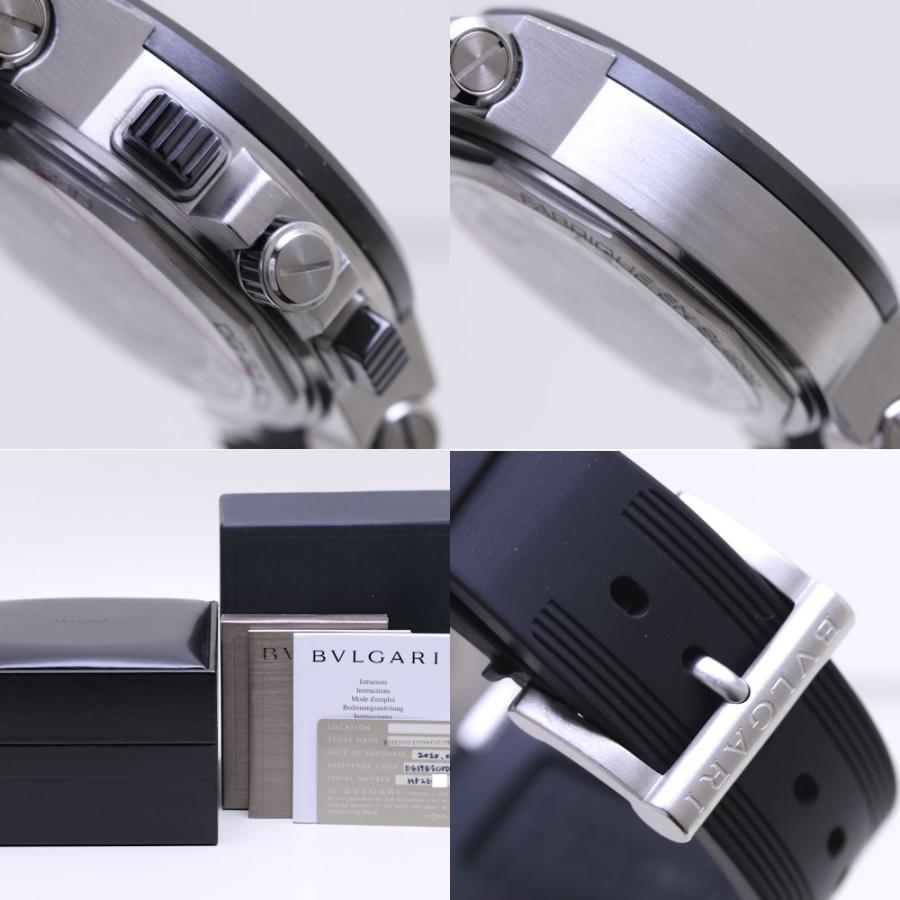 BVLGARI ブルガリ ディアゴノ セラミック DG37BSCVDCH DG37SCCH 【'20年購入印】ラバー ユニセックス ...