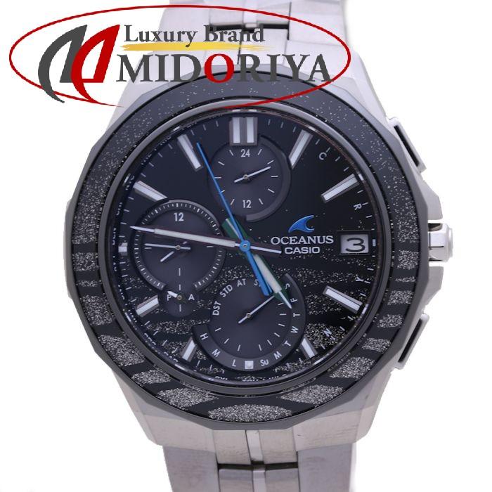 CASIO カシオ オシアナス マンタ OCW-S5000ME-1AJF プラチナ蒔絵 1500本限定 チタン メンズ / 38698 ☆未 ...
