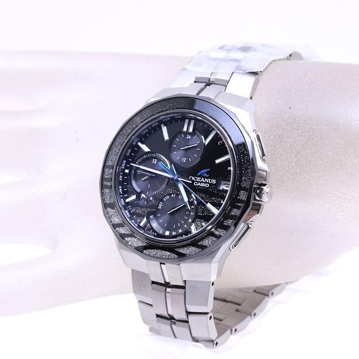 カシオ CASIO オシアナス マンタ OCW-S5000ME-1AJF プラチナ蒔絵 1500本限定 チタン メンズ / 38698 ☆未 ...