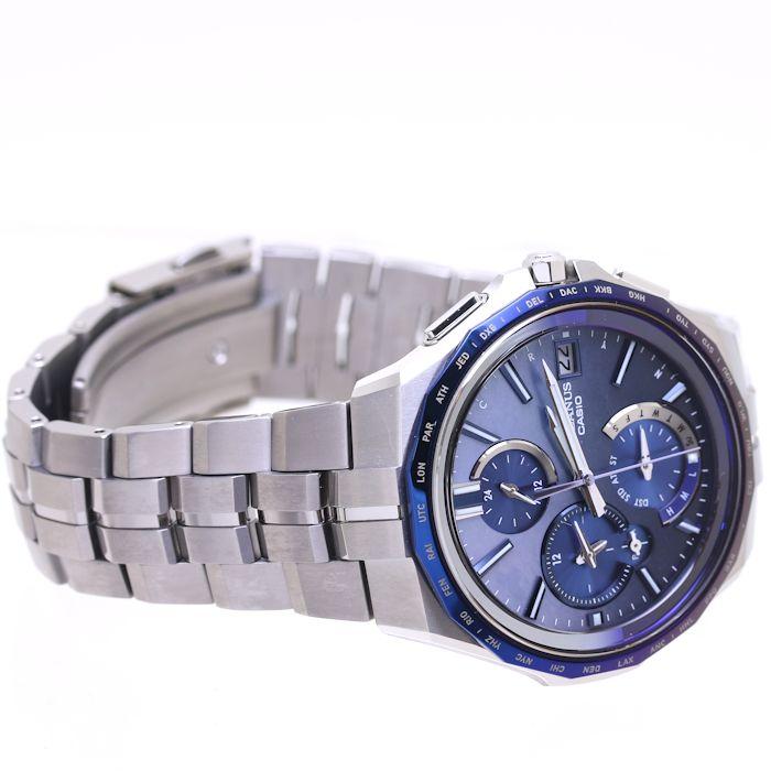 カシオ CASIO オシアナス マンタ OCW-S5000AP-2AJF 2000本限定 タフソーラー チタン メンズ / 38701【中古 ...
