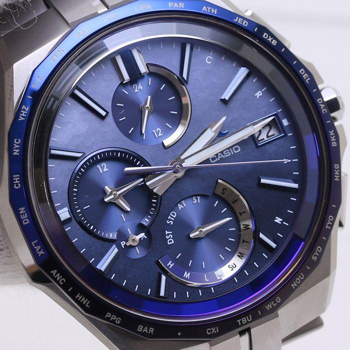 カシオ CASIO オシアナス マンタ OCW-S5000AP-2AJF 2000本限定 タフソーラー チタン メンズ / 38701【中古 ...