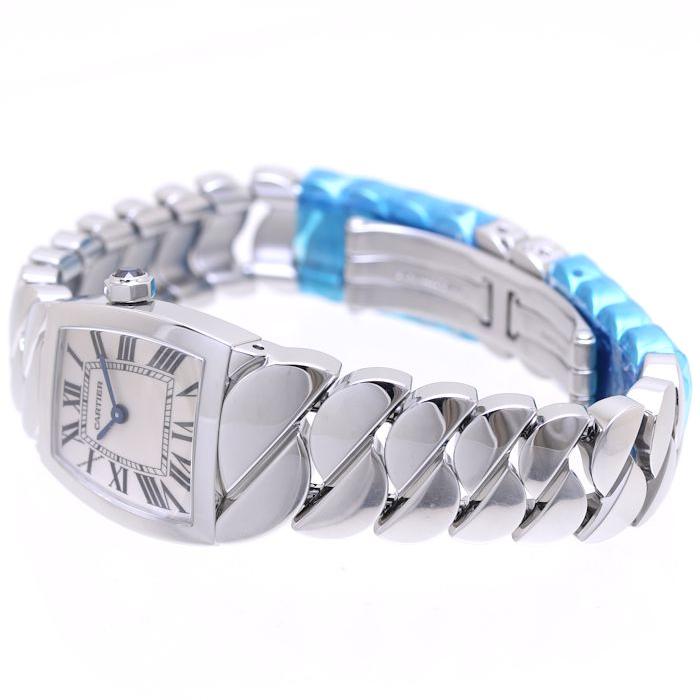 カルティエ CARTIER ラドーニャSM W660012I 【電池交換済】 ステンレススチール レディース / 38711【中古】【腕時計 ...