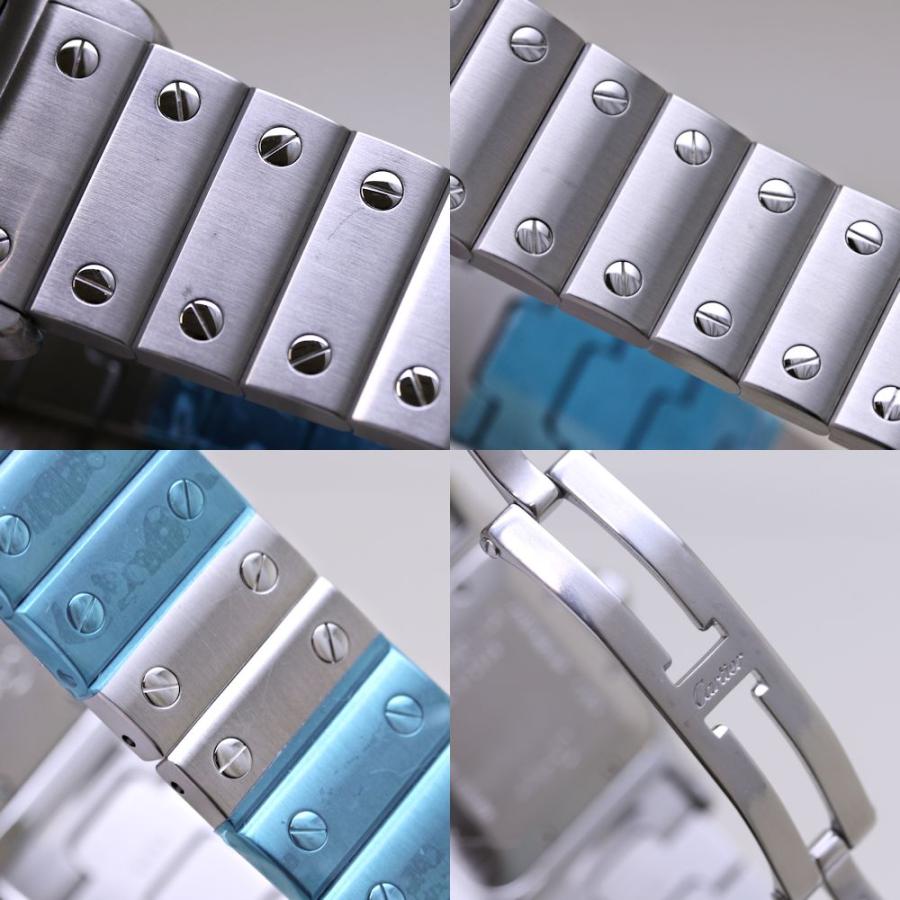 Cartier カルティエ CARTIER サントスガルベLM W20055D6 【オーバーホール済/正規店購入】 ステンレススチール メンズ ...
