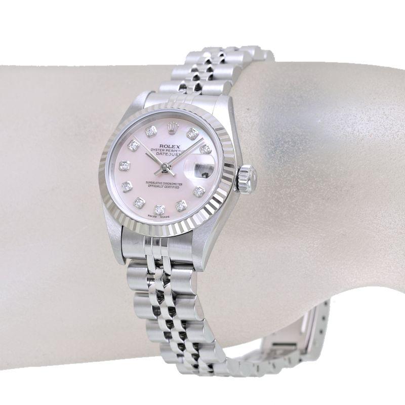 ロレックス ROLEX デイトジャスト 69174NG 10Pダイヤ ピンク ロレックス ROLEX デイトジャスト 69174NG 10Pダイヤ ピンク