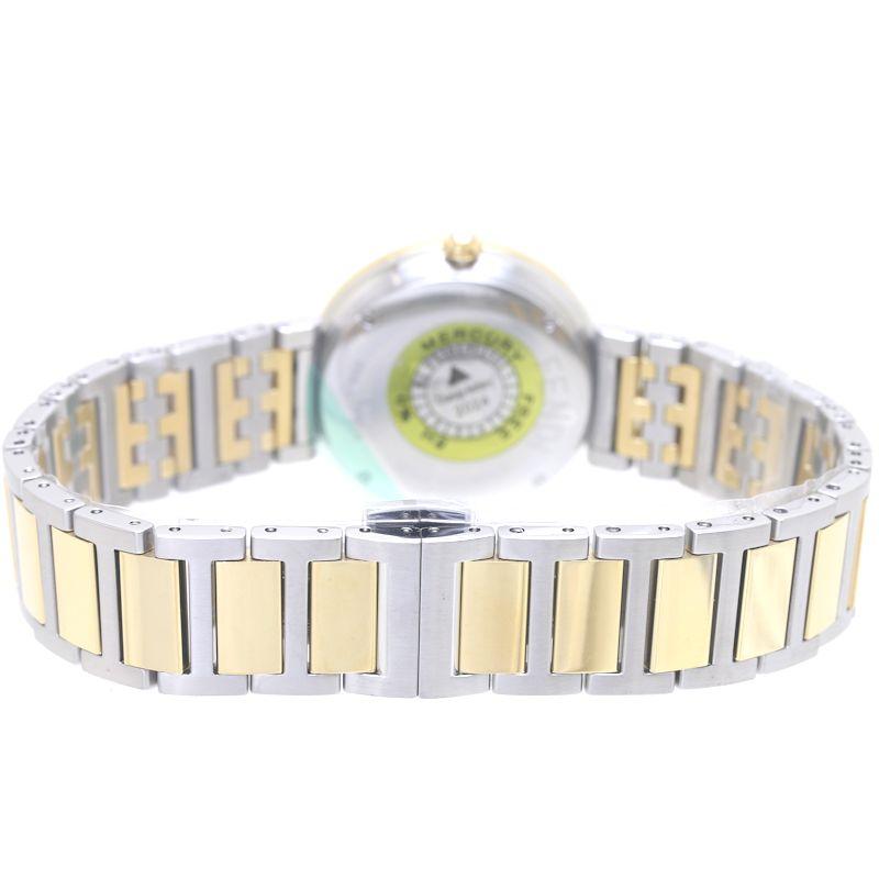 FENDI フェンディ フォーエバー F102233701 FOW914A85FF0QA0 FFロゴ ベゼルダイヤ シェル レディース ...