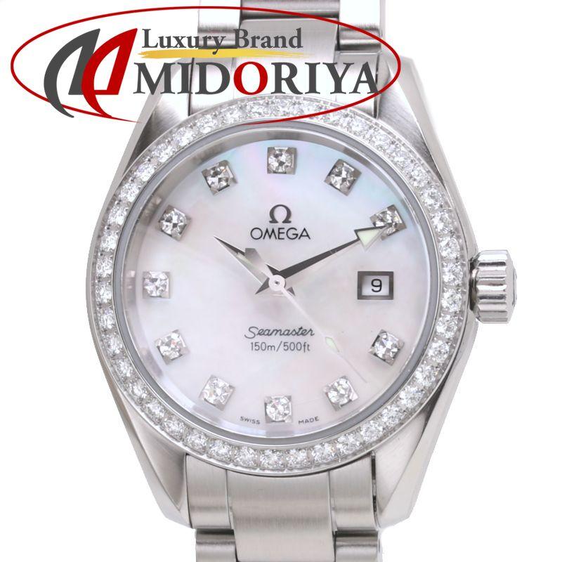 OMEGA オメガ シーマスター アクアテラ 2579.75.00 ベゼルダイヤ 11Pダイヤ【磨き済/電池交換済】レディース /39930 ...