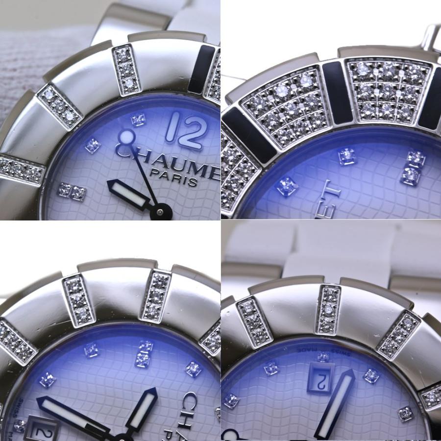 CHAUMET Chaumet ショーメ クラスワンMM ダイヤベゼル W17228-33E【2018年正規店購入/磨き済/電池交換済 ...