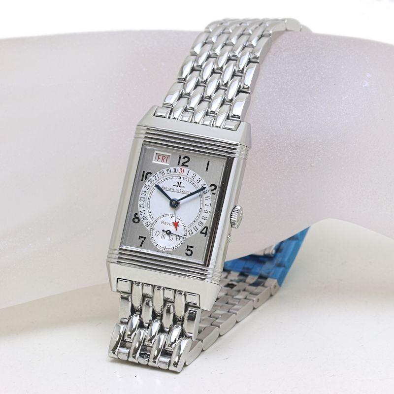 JAEGER-LECOULTRE ジャガールクルト レベルソ ポインターデイト Q273842A 270.840.362B【中古】 腕時計 メンズ ステンレススチール /40071 ...