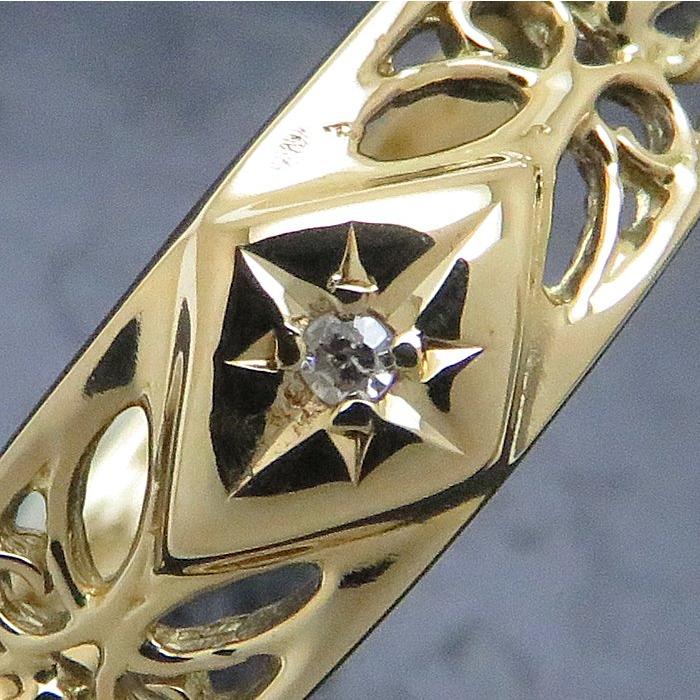 リング 1Pダイヤモンド K18YG 14号 イエローゴールド レディース ジュエリー 指輪/64764【中古】 : MIDORIYA ...