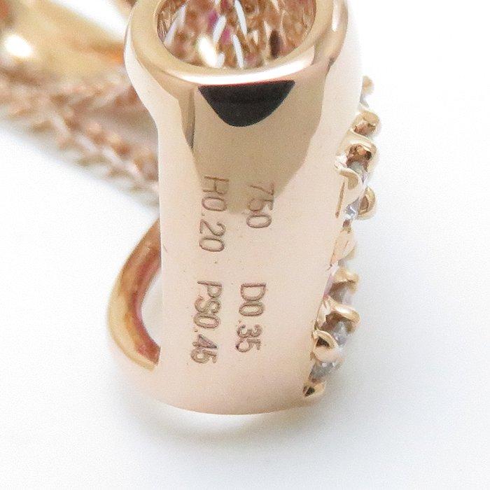 ネックレス ルビー0.20ct ピンクサファイヤ0.45ct ダイヤモンド0.35ct K18PG ピンクゴールド ペンダント/74392【中古】 : MIDORIYA - 通販 ...