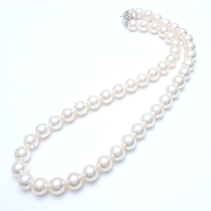 パール ネックレス 43.5cm あこや真珠8.5〜9ミリ シルバー / 74633【中古】 :74633:MIDORIYA - 通販 ...