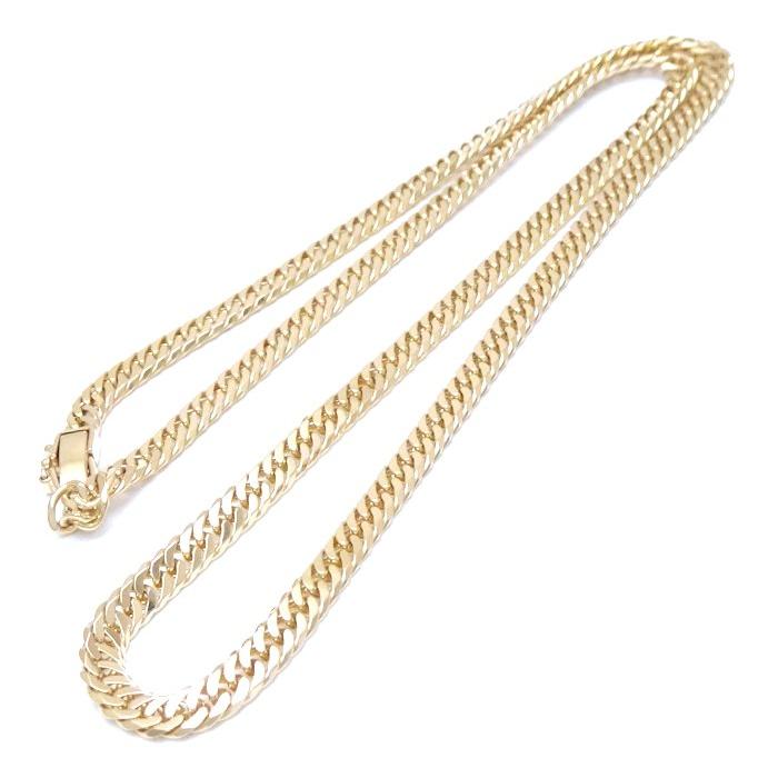 喜平ネックレス K18YG イエローゴールド 6面 ダブル 50cm 30.1g/75530【中古】 : 75530 : MIDORIYA - 通販 - Yahoo!ショッピング