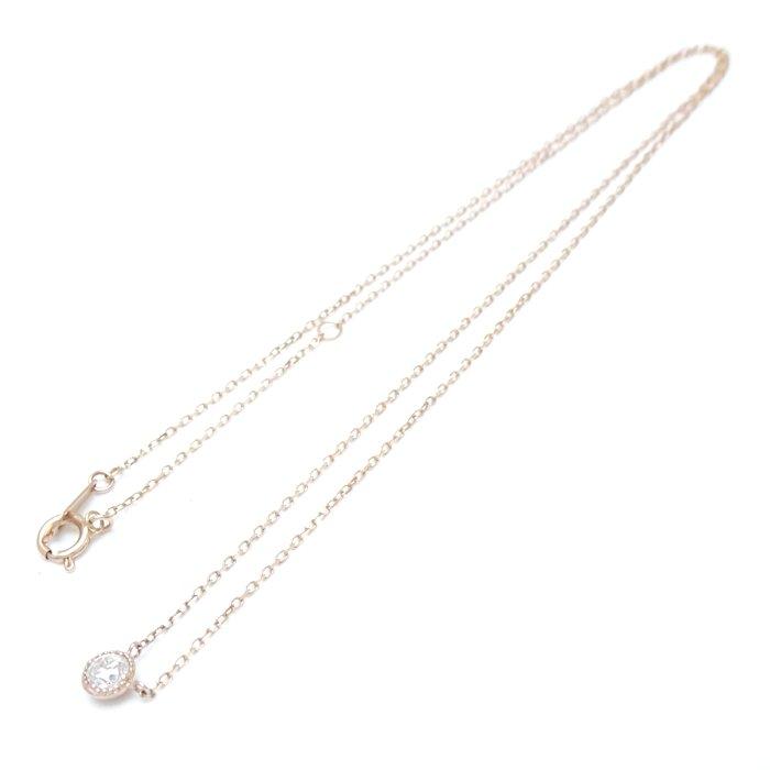 ダイヤモンド ネックレス 一粒ダイヤモンド0.16ct K10PG ピンクゴールド/75881【中古】 : 75881 : MIDORIYA - 通販 - Yahoo!ショッピング