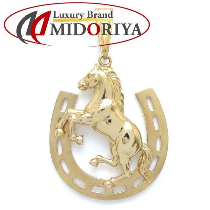 ホース＆ホースシュー ペンダントトップ K18YG イエローゴールド /78998【中古】 : MIDORIYA - 通販 - Yahoo ...