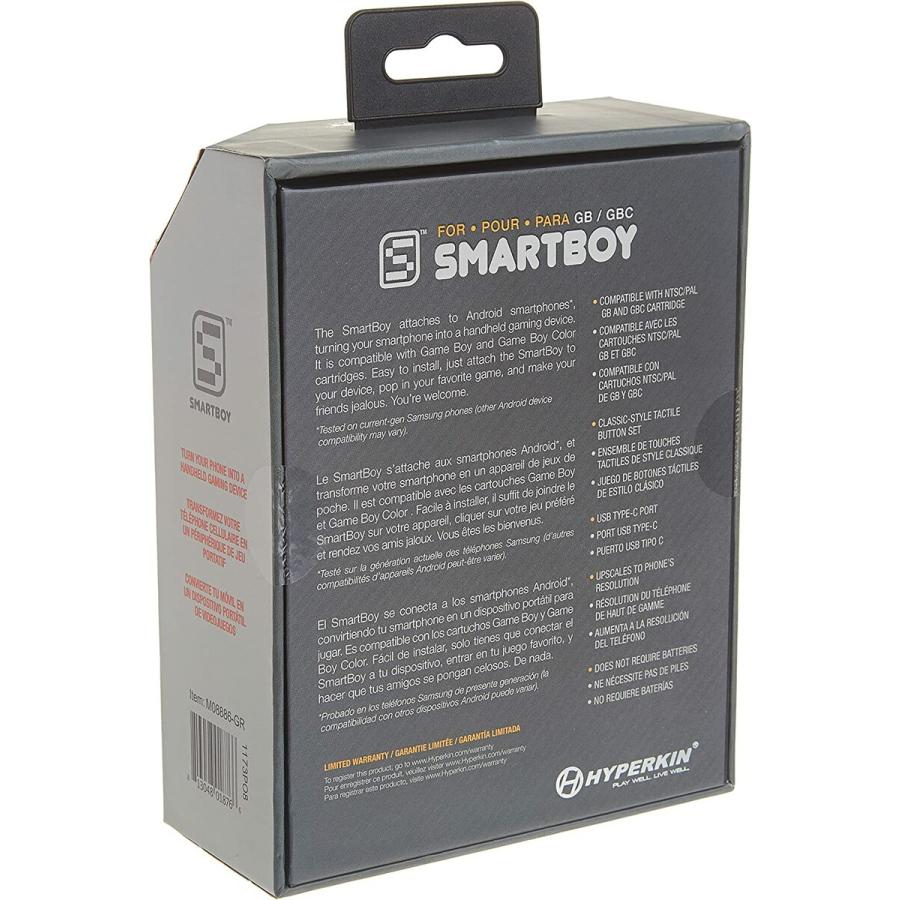 Hyperkin ハイパーキン SMARTBOY スマートボーイ Androidスマートフォン専用 スマホ ゲームボーイ ゲームボーイカラーカートリッジ対応 輸入品 : KKPLヤフーショップ ...