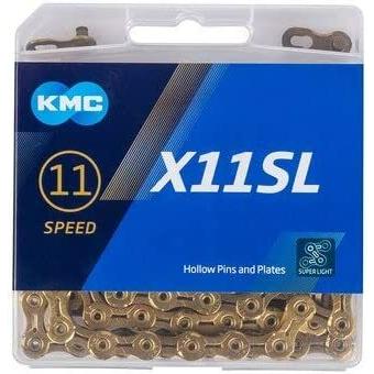 KMC（車） KMC X11SL 自転車 チェーン 11スピード 11s 11速 118Links ゴールド 輸入品 : KKPLヤフー ...