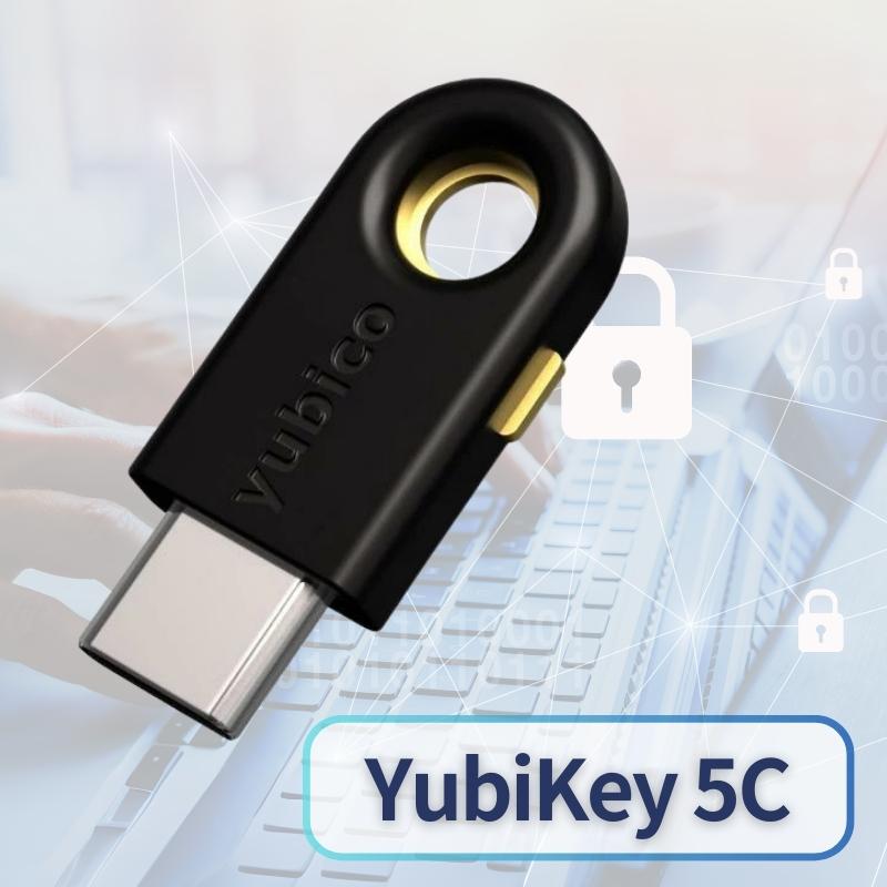Yubico ユビキー 5C 認証 セキュリティキー YubiKey USB-C Type-C いたずら防止 二要素認証 2FA FIDO認証 ...