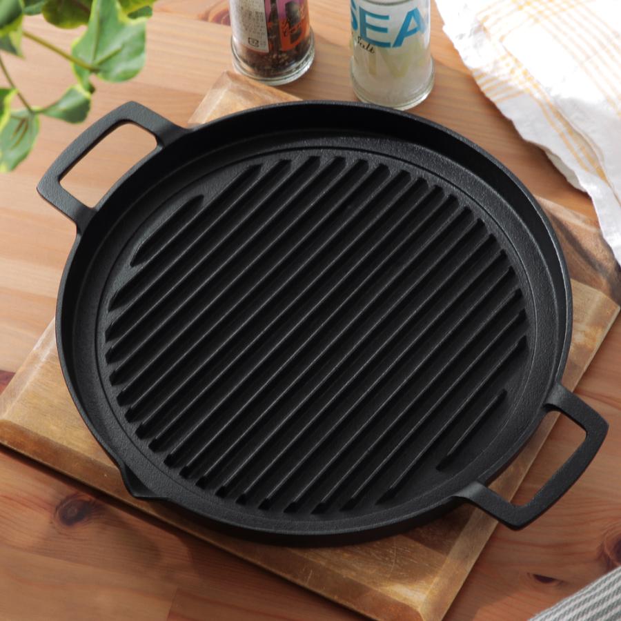 岩鋳 南部鉄器 グリルパン 25cm IH対応 23050 焼肉 鉄板 鋳物 日本製 Iwachu ブラック 黒 ガス火対応 : フライパン専門店 鐵兎堂 TETTODO - 通販 ...