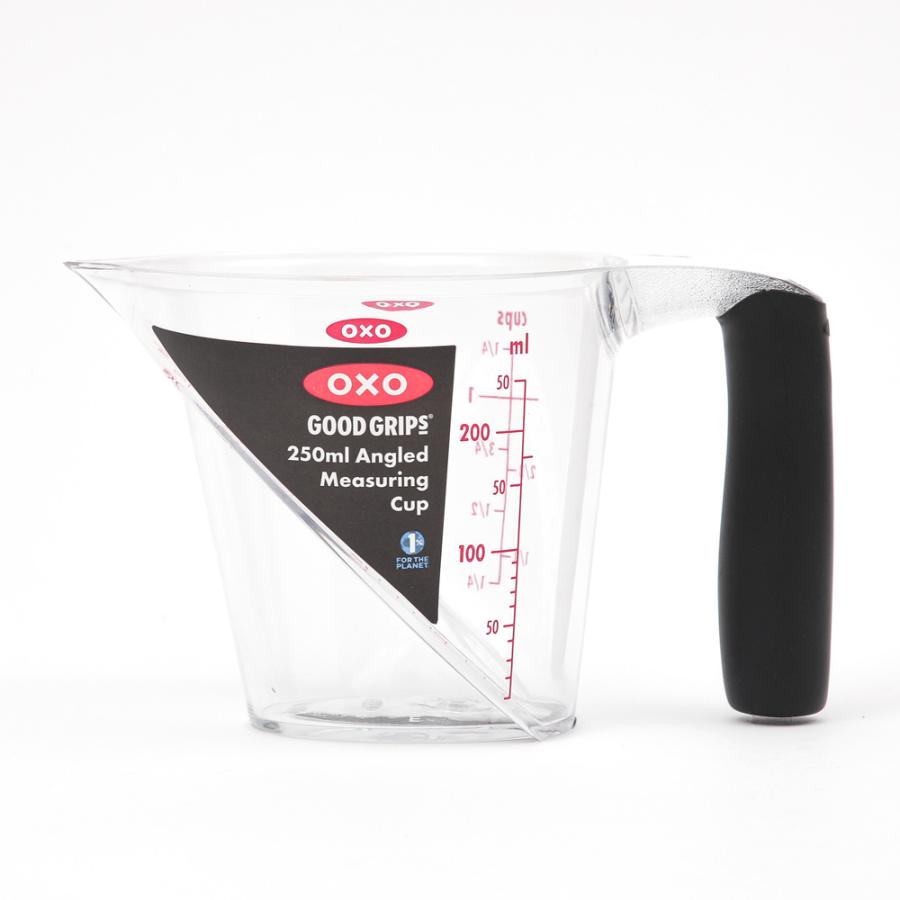 オクソー アングルドメジャーカップ OXO 250ml 1カップ 計量カップ : フライパン専門店 鐵兎堂 TETTODO - 通販 - Yahoo!ショッピング