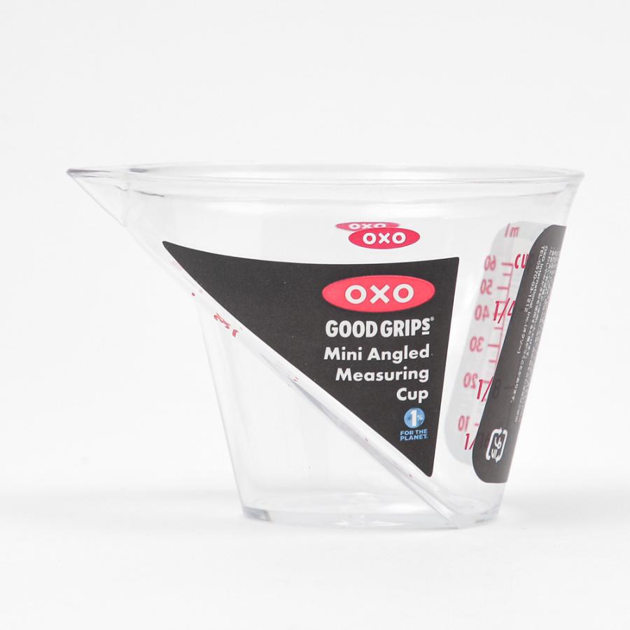 オクソー アングルドメジャーカップ OXO ミニ 60ml 計量カップ : フライパン専門店 鐵兎堂 TETTODO - 通販 - Yahoo!ショッピング