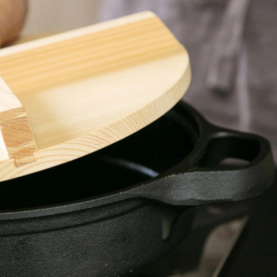 OIGEN 及源鋳造 南部鉄器 鉄鍋 JYO 26cm 木蓋付き 日本製 IH対応 にちにち道具 : フライパン専門店 鐵兎堂 TETTODO - 通販 - Yahoo!ショッピング