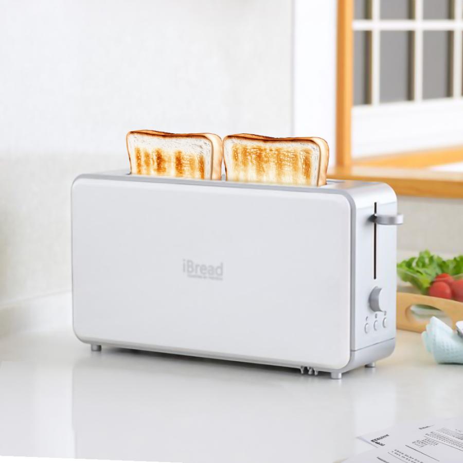 トースター ポップアップトースター 2枚焼き iBread スリム レトロ コンパクト トースト パン焼き 食パン トースター オーブン KI-028ABK 調理家電 キッチン家電 : sd ...