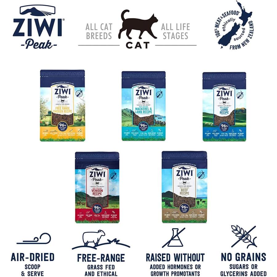 ziwipeak キャットフード マッカロー＆ラム 1kg グレインフリー オリジナル今治ハンドタオルセット【お値段そのまま】 / ziwi ジウィピーク 国内正規品 : PHI PHI ...
