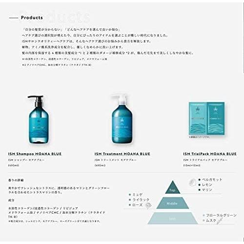 ISM まとめ買い 2本セット トリートメント モアナブルー 本体 490ml ×2 シトラスマリンの香り : PHeeKヤフー店 - 通販 - Yahoo!ショッピング