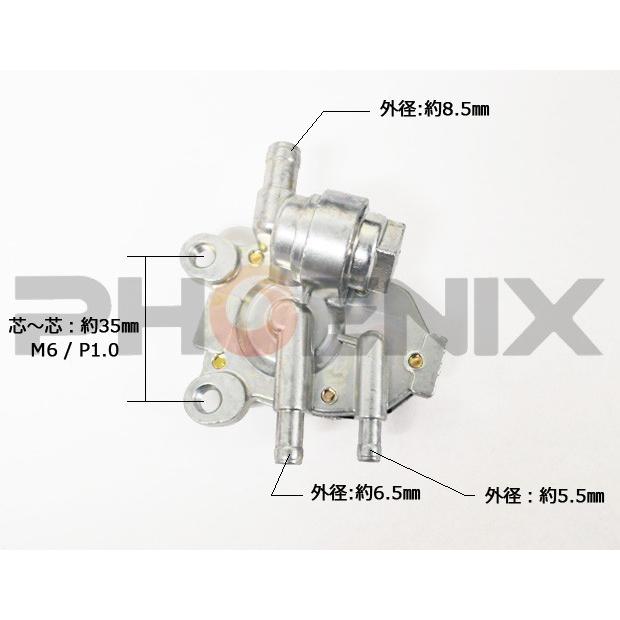 CKカスタム 燃料コック フューエルコック 負圧ポンプ 負圧コック アプリオ ビーノ JOG 3YJ 3YK 3KJ 3RY 3WF ...