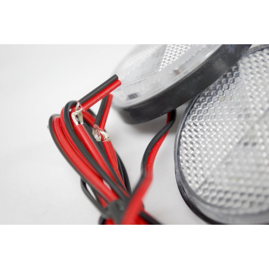 B-1216-5 LED リフレクター 丸型 反射板 回転点滅 バイク 原付 1個 【 アウトレット 訳 あり 】 : phoenix ...