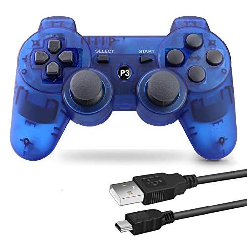 Fancyan PS3 用 ワイヤレスコントローラー 6軸センサー DUAL SHOCK3 ゲームパット 互換対応 USB ケーブル 日本語説明書 : ホタルブクロphysalis - 通販 ...