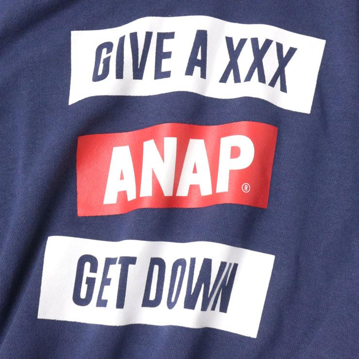 プルパーカー 薄手 ロゴ 袖ジップデザイン フーディー スウェット 裏毛 長袖 100 110 120 ANAP KIDS アナップキッズ 423-1791 子供 男の子 女の子 : 423 ...