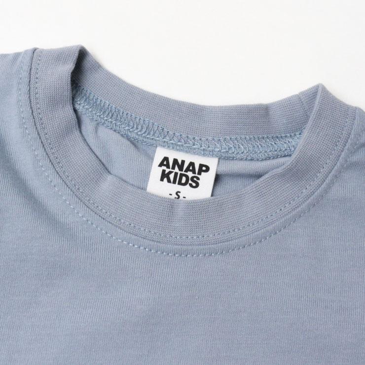 ANAP kids ビッグTシャツ 半袖 ビッグロゴ プリント 110cm 120cm 130cm オーバーサイズ KIDS アナップキッズ 423-2460 子供 男の子 女の子 : ベビー ...