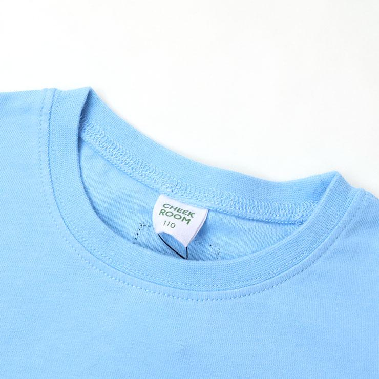 CHEEK ROOM 半袖Tシャツ ジンベエザメとカニ 知育 仕掛け 綿100% チークルーム 100 110 120 450174 子供 ...