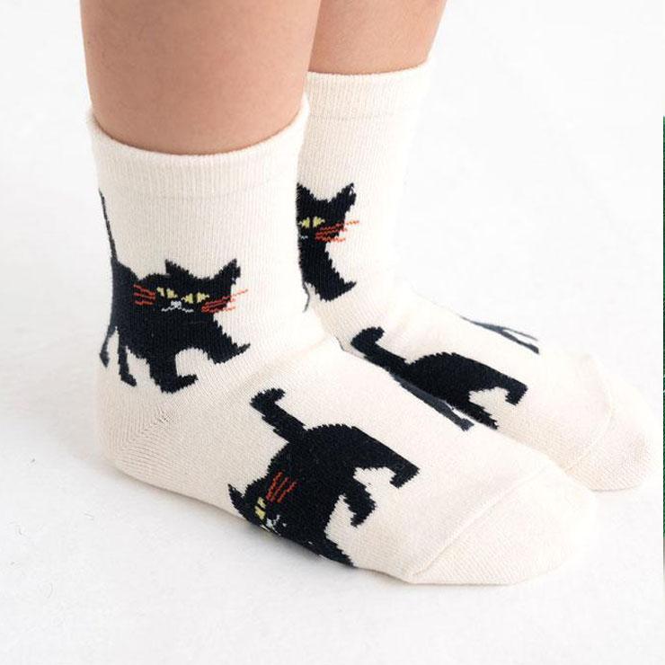 stample ショートクルーソックス 靴下 3足セット ねこばっかり STAMPLE スタンプル 19cm 20cm 21cm 73131 子供 男の子 女の子 : ベビー&子供服ピカデリー ...