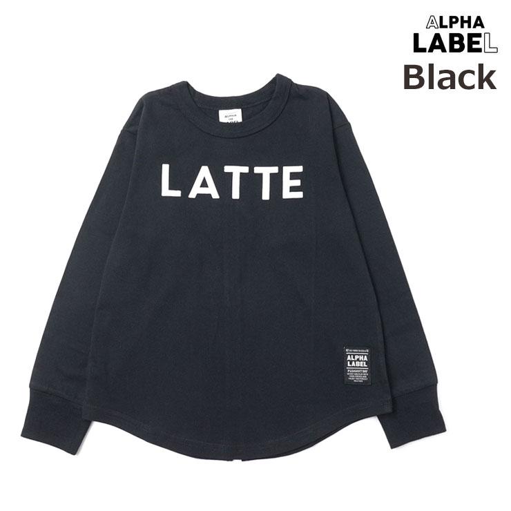 ALPHA LABEL 長袖Tシャツ 英字 3タイプ 8221003 90-150cm by OFFICIAL TEAM アルファレーベル ...