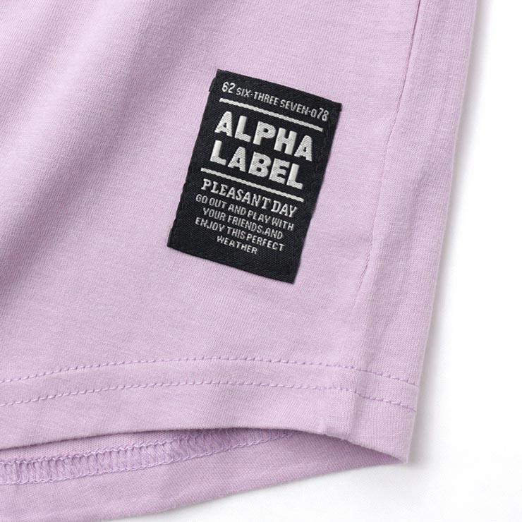 ALPHA LABEL 長袖Tシャツ 英字 3タイプ 8221003 90-150cm by OFFICIAL TEAM アルファレーベル ...