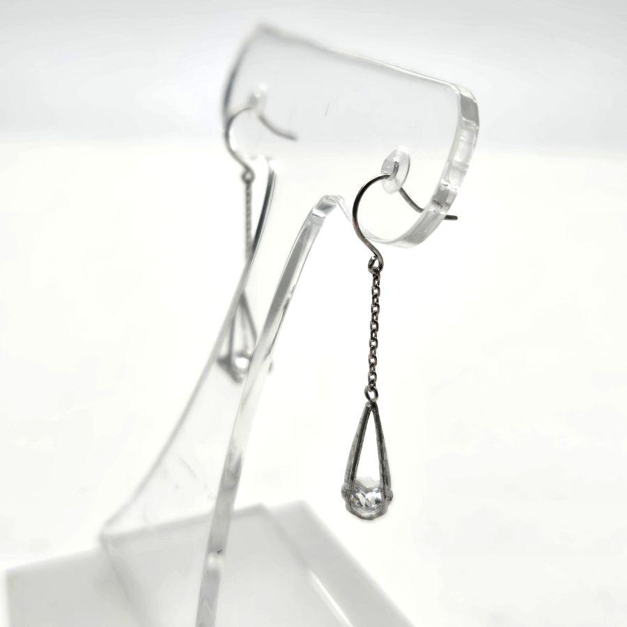 K14ホワイトゴールド CZピアス アメリカンタイプ : jp0147 : Piccoli-punti - 通販 - Yahoo!ショッピング