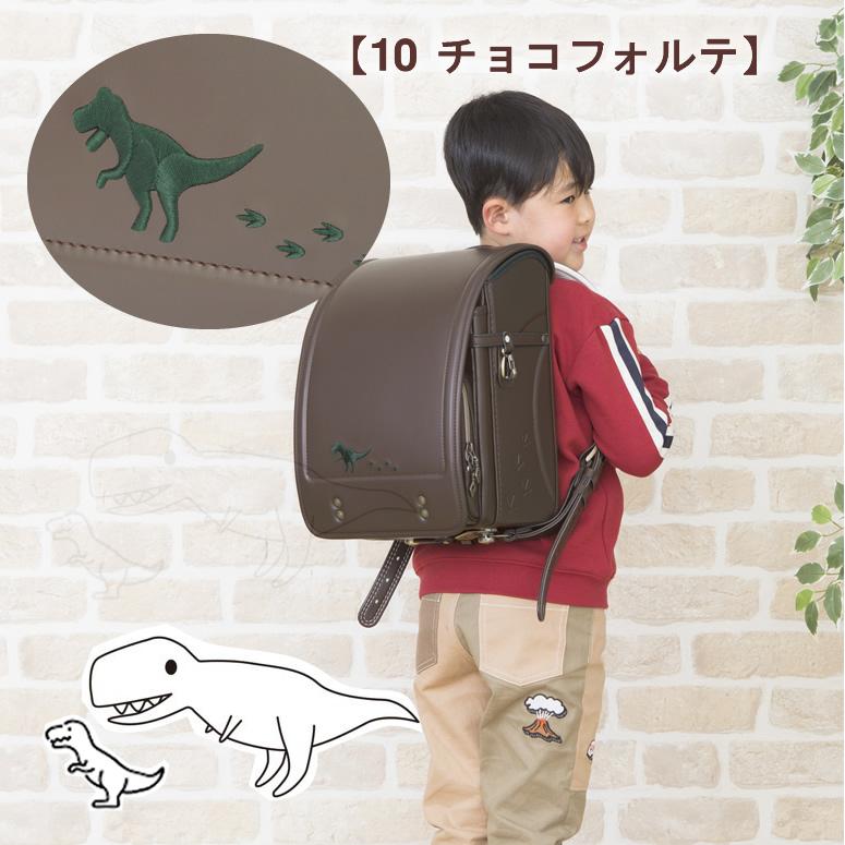 かぶせに恐竜刺繍！人気のグリーン Q203 ディノヴィーヴォ 》ユーアンドアイ ランドセル 正規品 日本製 男の子 小学生 ご入学 2025 2026 12.5cmワイドマチ : q203 ...