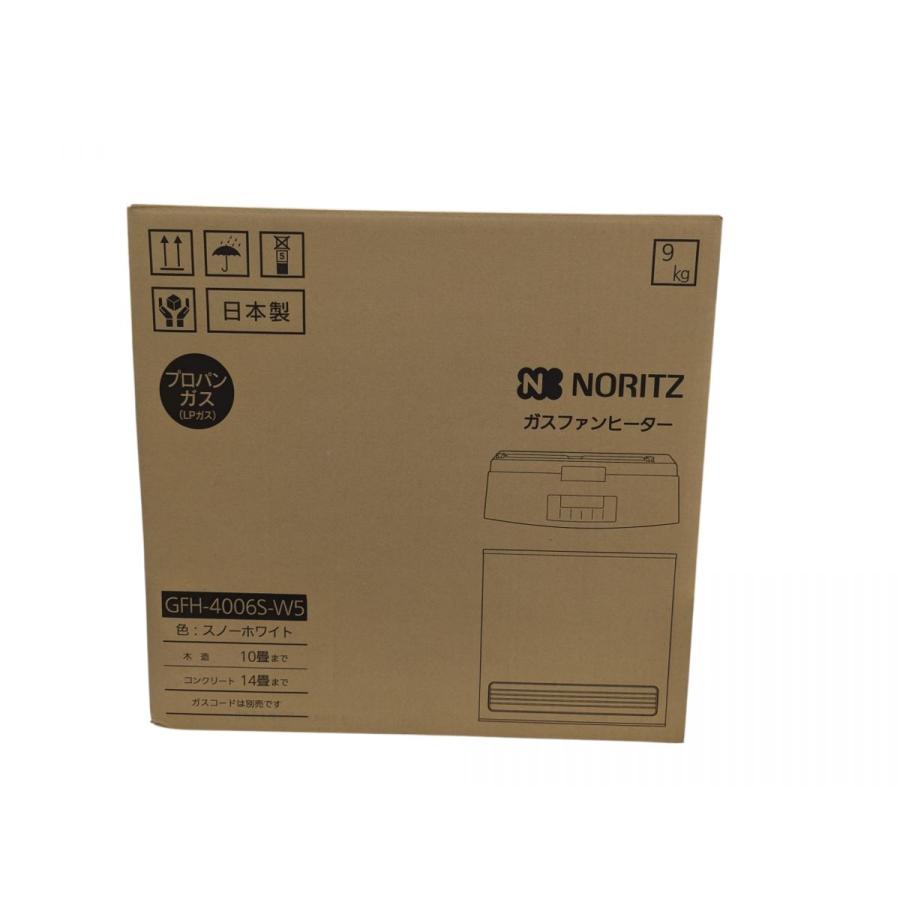 ノーリツ（NORITZ） ガスファンヒーター LPガス noritz GFH-4006S-W5 未使用品 安全マーク撮影の為開封 3104 ...