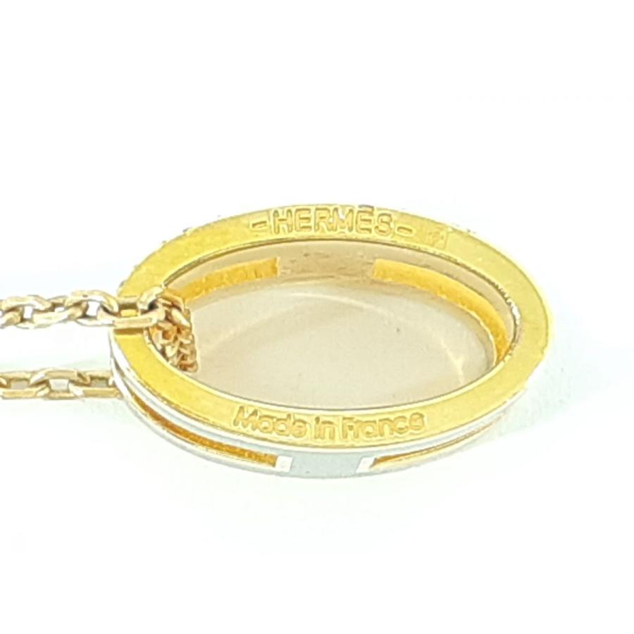 HERMES エルメス ネックレス ポップアッシュ ブラックxゴールド HERMES エルメス ネックレス ポップアッシュ ブラックxゴールド