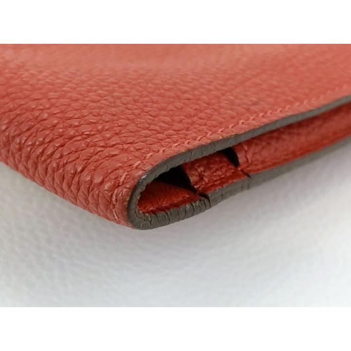 HERMES 【値下げ】HERMES エルメス ドゴンGM レッド トゴ レザー HERMES 【値下げ】HERMES エルメス ドゴンGM レッド トゴ レザー