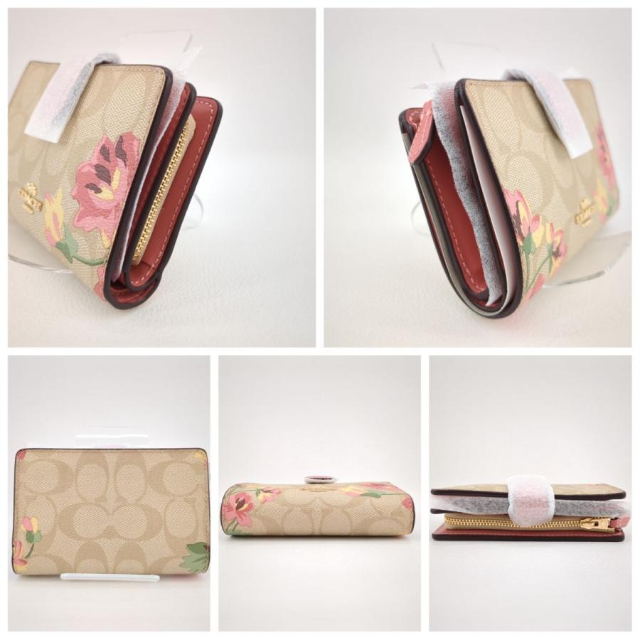 COACH 未使用品】コーチ 2つ折り財布 F73374 フローラルリリー COACH 未使用品】コーチ 2つ折り財布 F73374 フローラルリリー