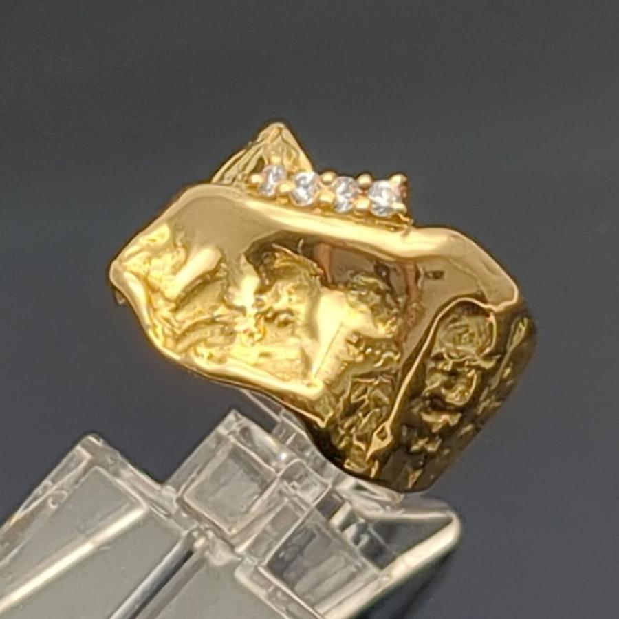 新品仕上済】 リーフキャタピラー デザインリング K18YG 7.5g ダイヤモンド 0.06ct 13号 18金 750 3107/SBS通り店 : ピックアップジャパン ヤフー店 - 通販 ...