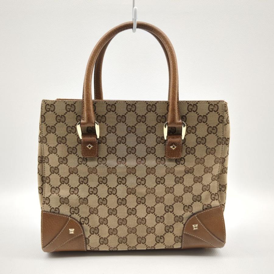GG グッチ ハンドバッグ 120895 ブラウン GGキャンバス 467891 GUCCI 3109/宮竹店 : ピックアップジャパン ヤフー店 - 通販 - Yahoo!ショッピング