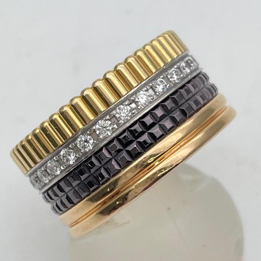 BOUCHERON ブシュロン キャトルクラシックラージリング ダイヤモンド 750 K18 15.03g サイズT58 約18号 ジュエリー 箱 中古 2008 : ピックアップジャパン ...