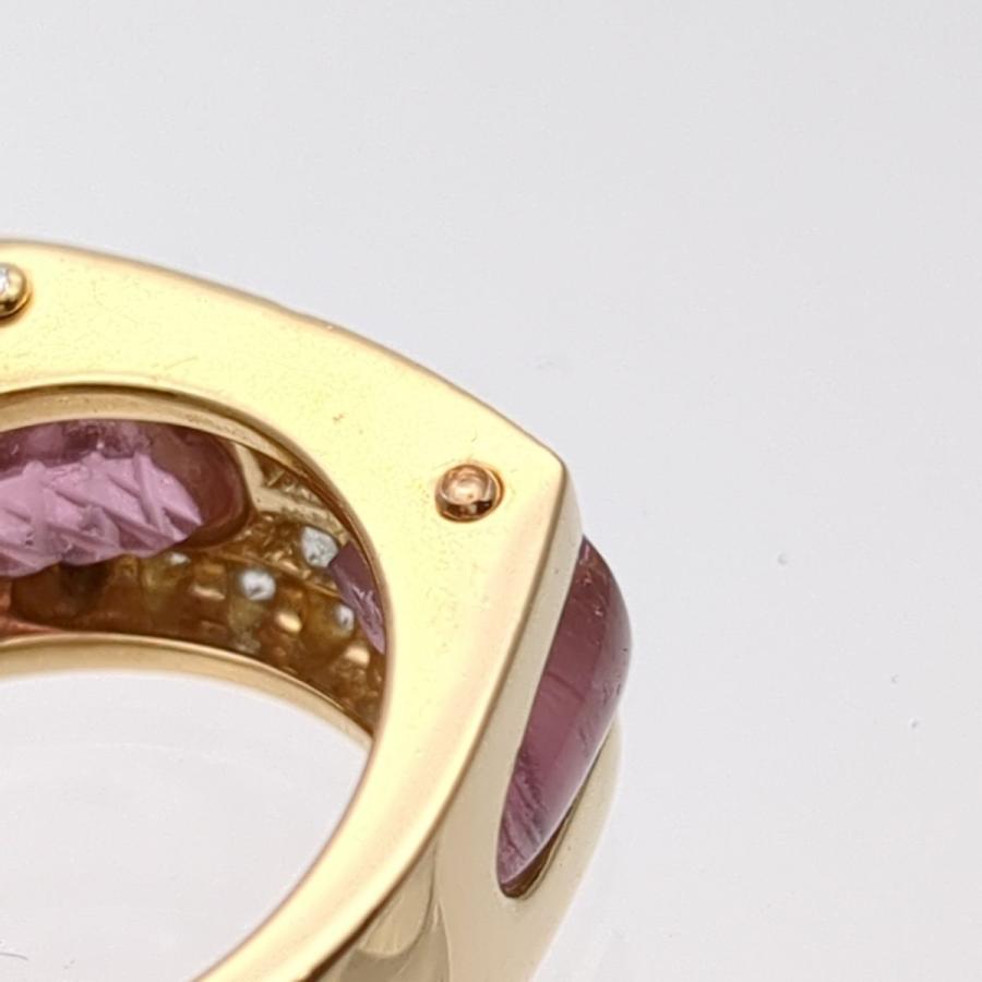 Christian Dior ディオール リング 11号 750 K18 10.1g ピンク Christian Dior ディオール リング 11号 750 K18 10.1g ピンク